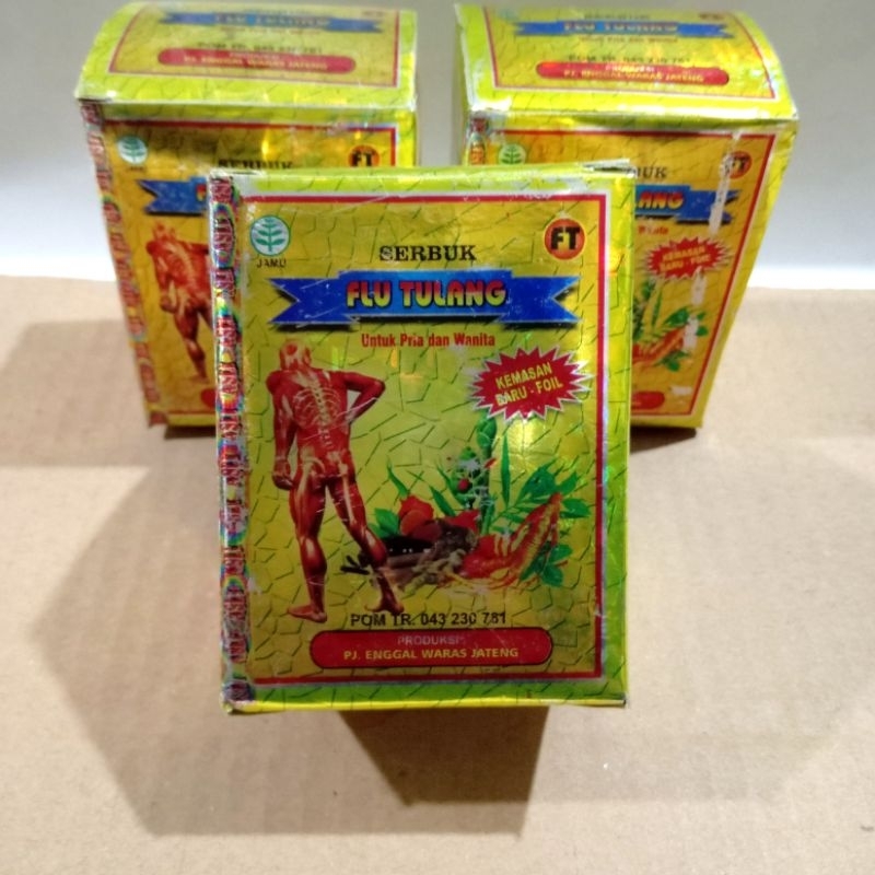 Jual FLU TULANG SERBUK HERBAL ORIGINAL NYERI TULANG | Shopee Indonesia