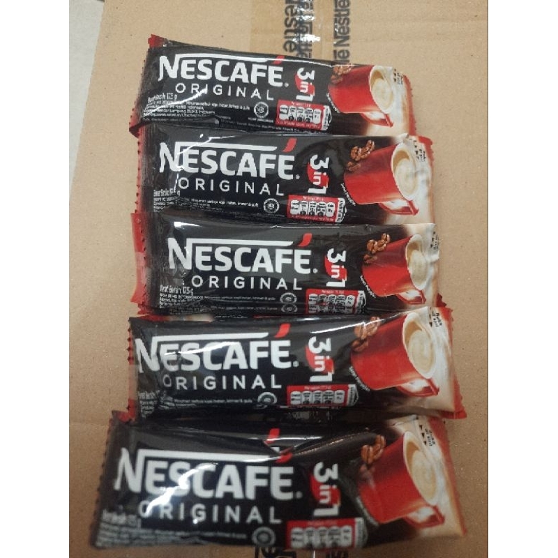 Jual nescafe 3 in 1 sachet isi 5 pcs | Shopee Indonesia