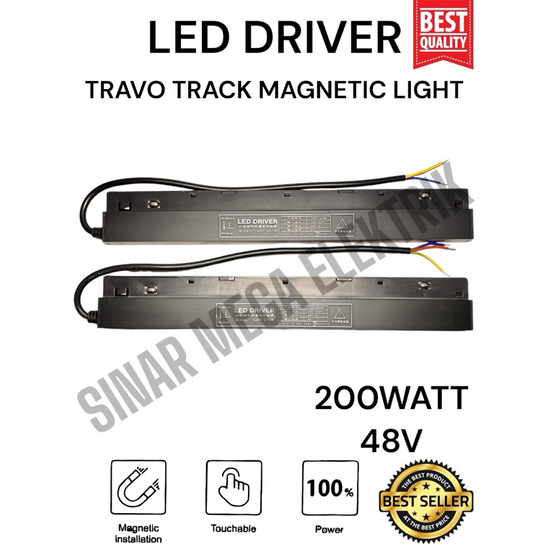 Jual TRAVO BALLAST ADAPTOR TRAFO MEREK LED DRIVER 200WATT 48VOLT ...