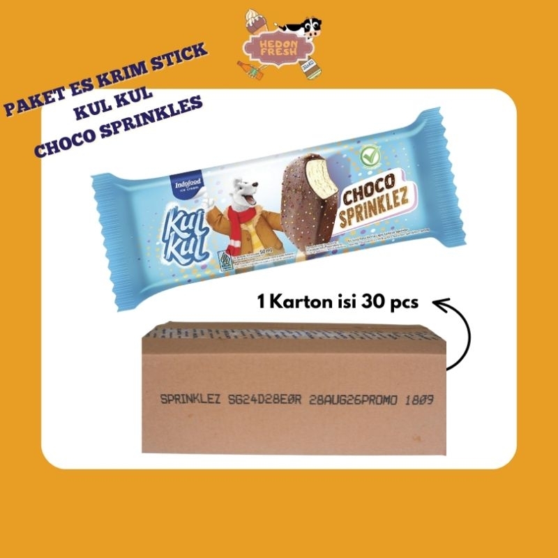 Jual Paket Es Krim Stick Indofood Choco Sprinklez | Shopee Indonesia