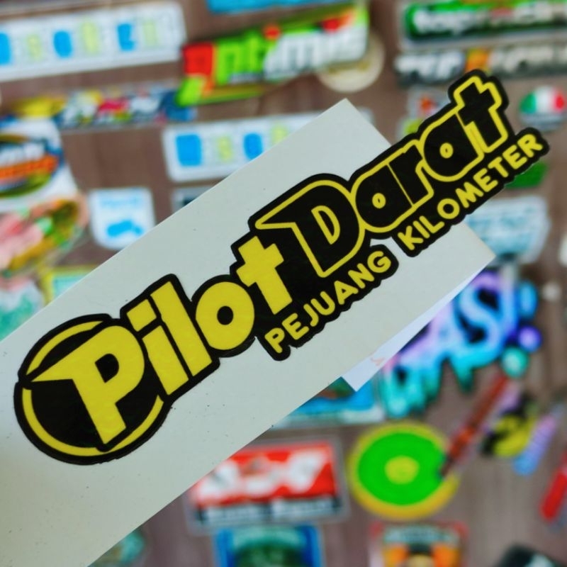 Jual stiker motor / pilot darat | Shopee Indonesia