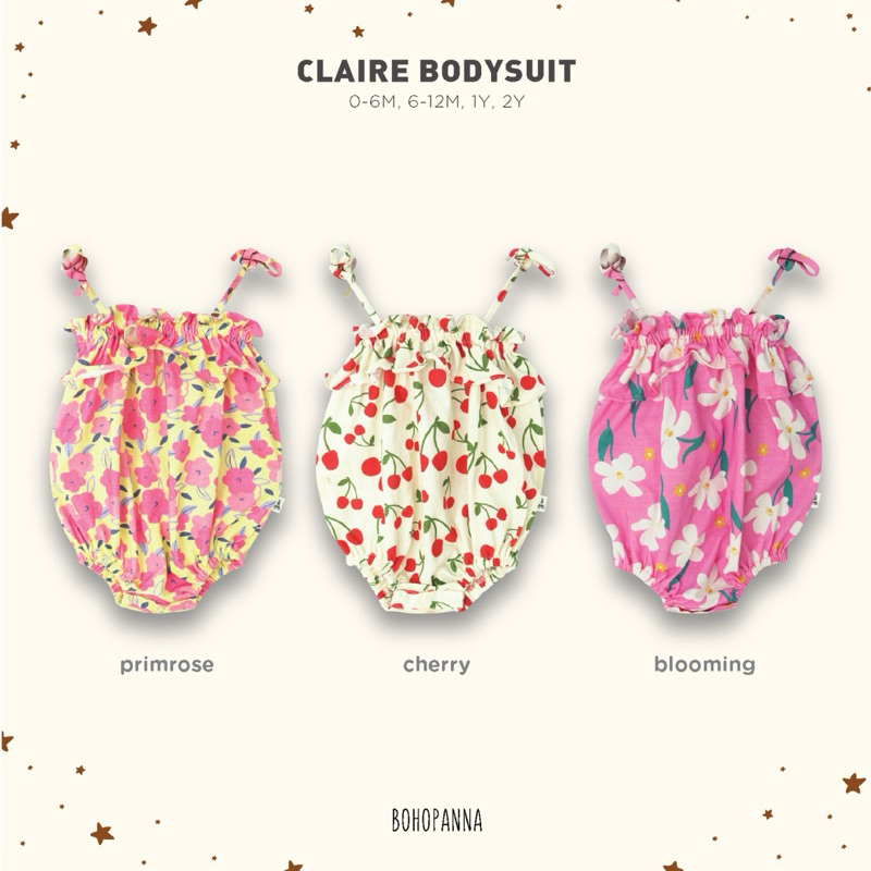 Jual CLAIRE BODYSUIT BOHOPANNA x SALLY PIPER | BODYSUIT ANAK PEREMPUAN ...