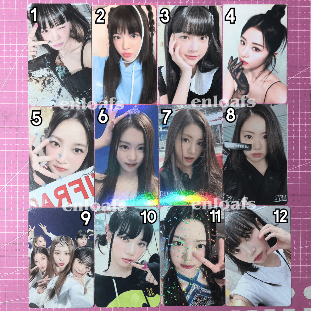 Jual PHOTOCARD OFFICIAL LESSERAFIM EUNCHAE CHAEWON YUNJIN KIM GARAM ...