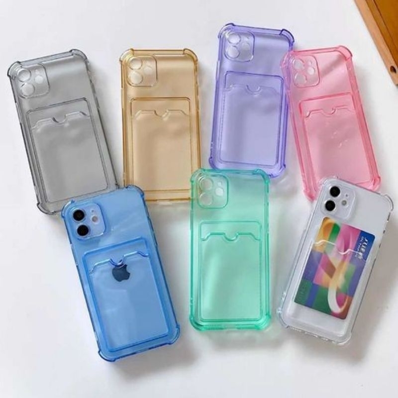 Jual YKCS 0533A (GROSIR) CASE ANTICRACK SLOT KARTU PINK BIRU INFINIX ...