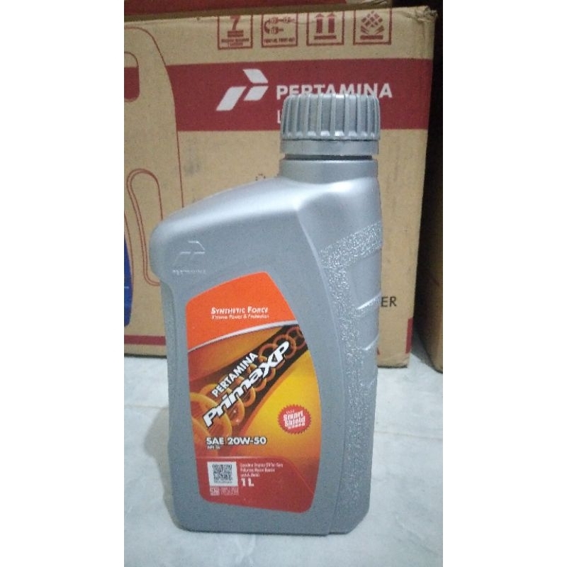 Jual Oli Mesran Pertamina Prima Xp SAE 20W - 50 1L Asli | Shopee Indonesia