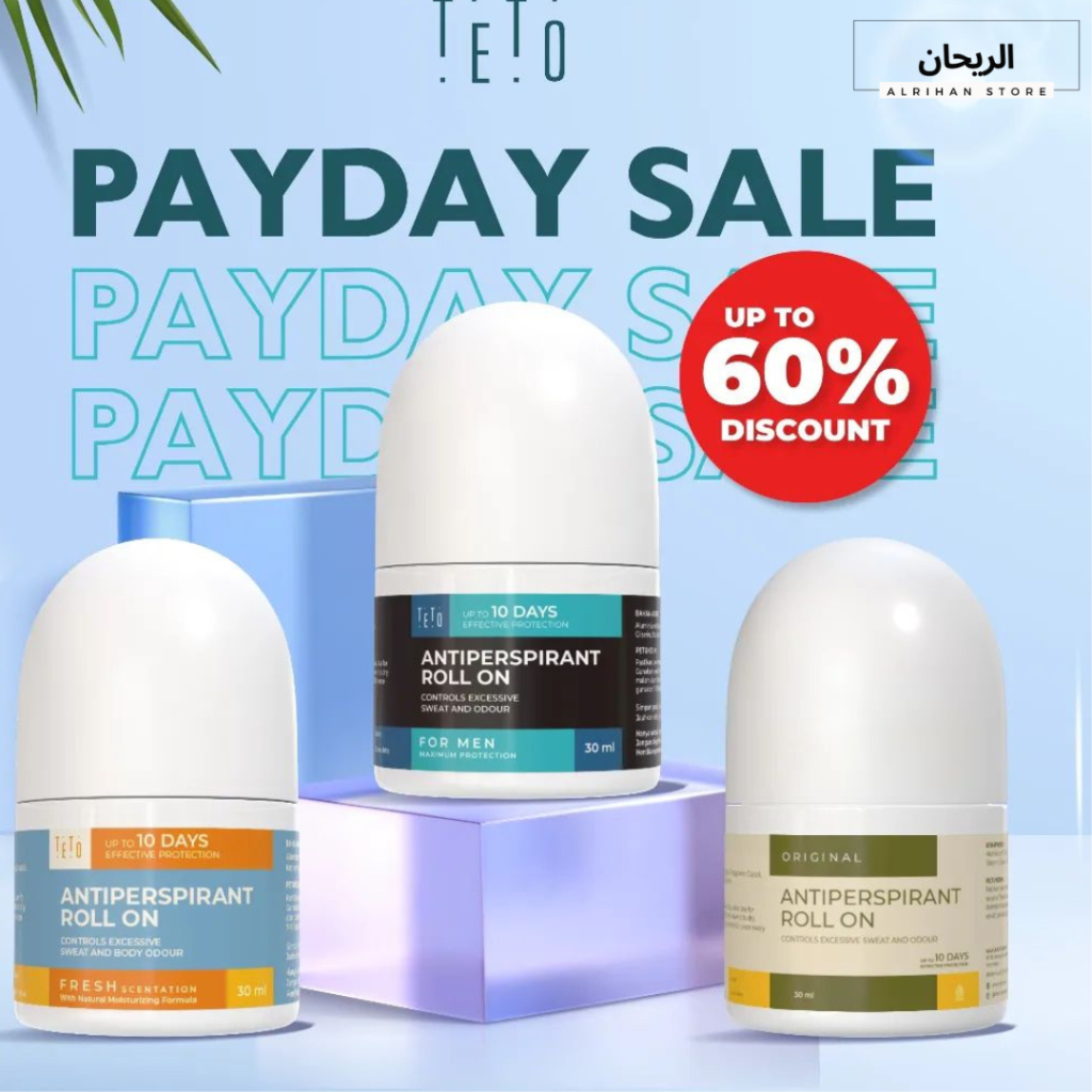 Jual TETO - Antiperspirant 30ml yang mengurangi keringat & bau badan ...