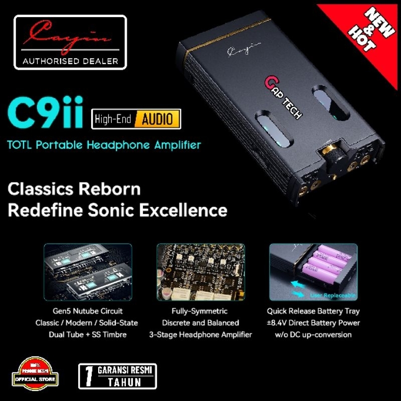 Jual Cayin C9II / C9 II / C9 Gen 2 Hi-End Dual Nutube Portable ...