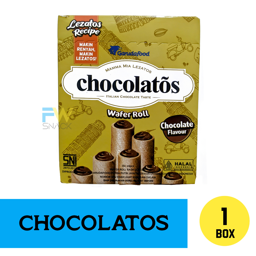 Jual Chocolatos wafer stick 1 box isi 24 pcs | Shopee Indonesia