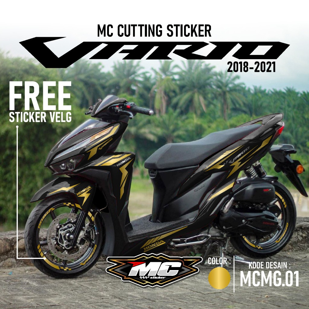 Jual MC Cutting Sticker - Aksesoris Motor Stiker Honda Vario 125 & 150 New Terbaru 2018 2019 ...