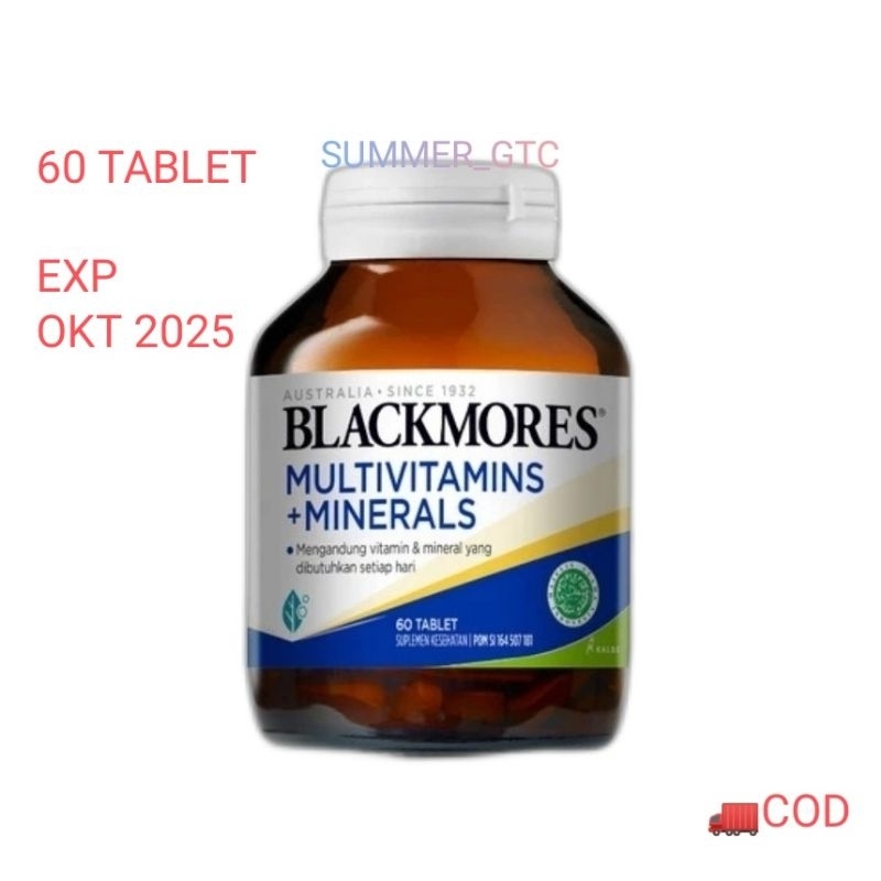 Jual kalbe blackmores multivitamins + minerals 30 tablet 60 tablet | Shopee Indonesia