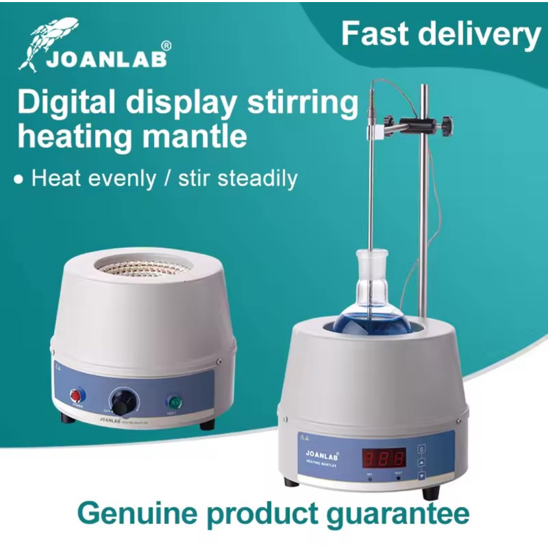 Jual Heating Mantle Probe Sensor Temperature Joanlab HMC 500ml Electric Lab Mixer Stirrer ...