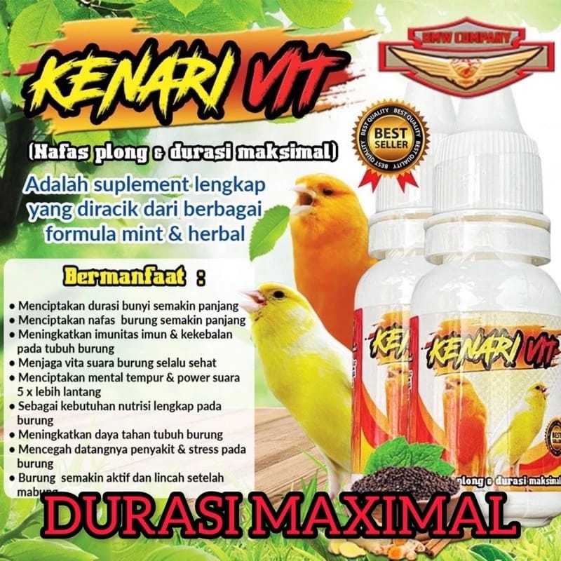 Jual KENARI VIT GACOR BMW SUPLEMEN PENGGACOR BURUNG KENARI AF YS F1 F2 ...