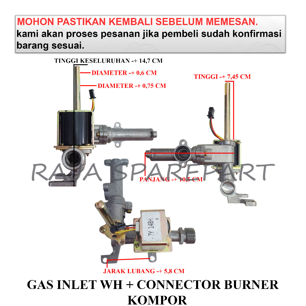 Jual GIWC PIPA INLET GAS / GAS INLET WATER HEATER LPG / GAS INLET WATER ...