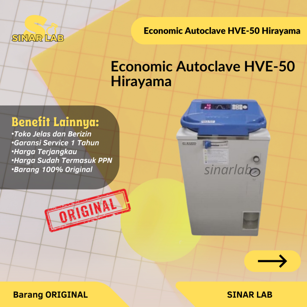 Jual Economic Autoclave HVE-50 Hirayama | Shopee Indonesia