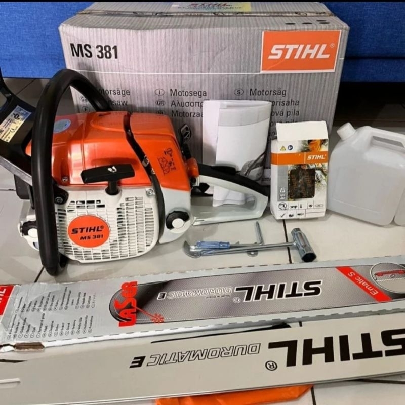 Jual Chainsaw / Senso Besar STIHL MS 381 BAR 25inch GERGAJI KAYU STIHL ORIGINAL | Shopee Indonesia
