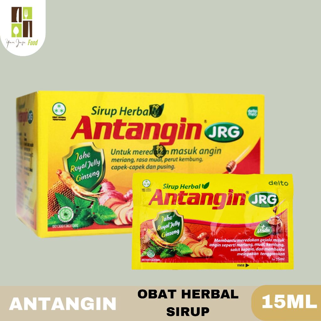 Jual Antangin JRG + Madu Sirup Herbal 15 ML 1 Sachet | Shopee Indonesia