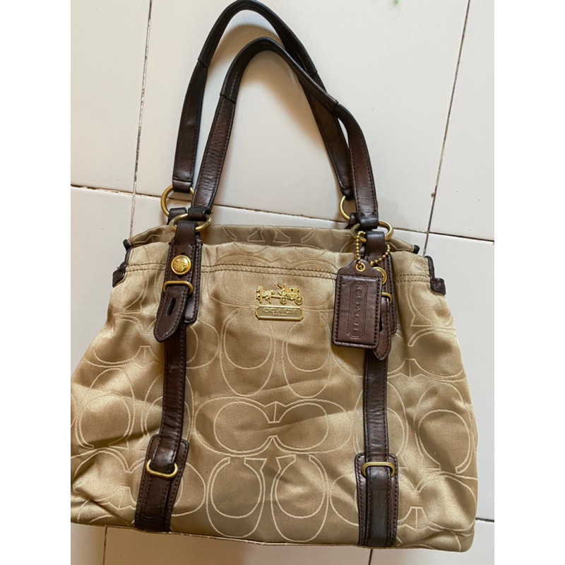 Jual COACH VINTAGE TOTE BAG PRELOVED SECOND BEKAS | Shopee Indonesia