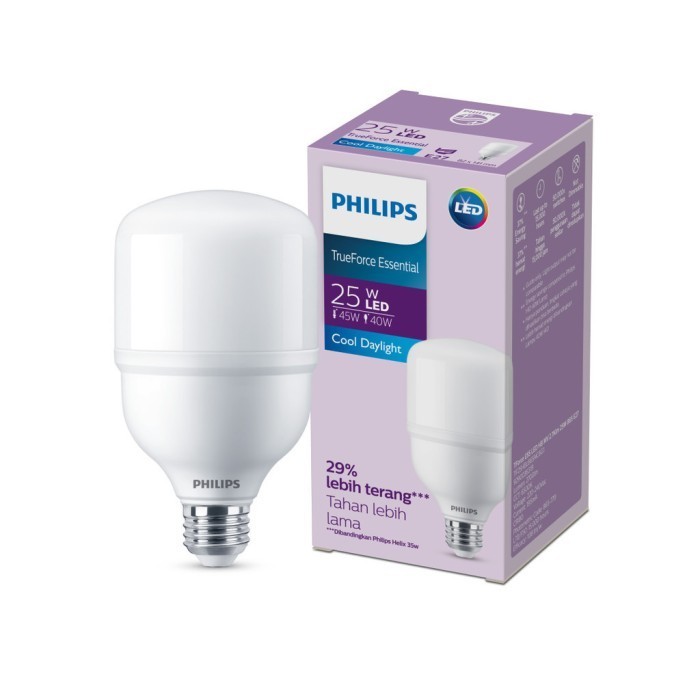 Jual PHILIPS lampu LED TFORCE Essential LED 25W E27 Putih | Shopee Indonesia