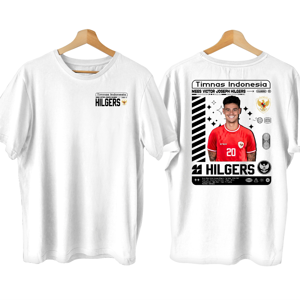 Jual Tshirt Kaos Mees Hilgers Timnas Indonesia Streetwear New Series ...