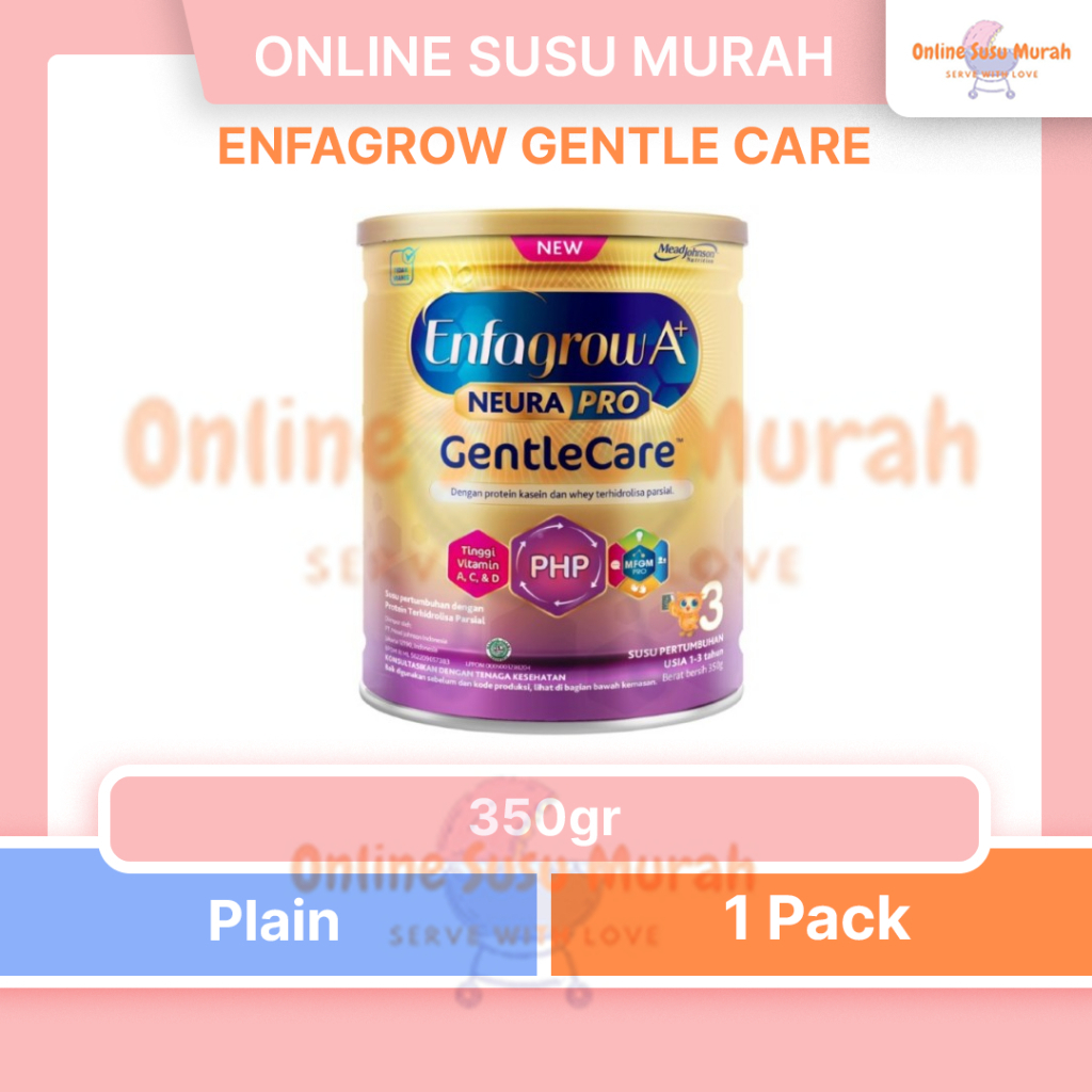 Jual ENFAGROW GENTLE CARE 350GR FORMULA GANGGUAN PENCERNAAN 350 GR GC ...