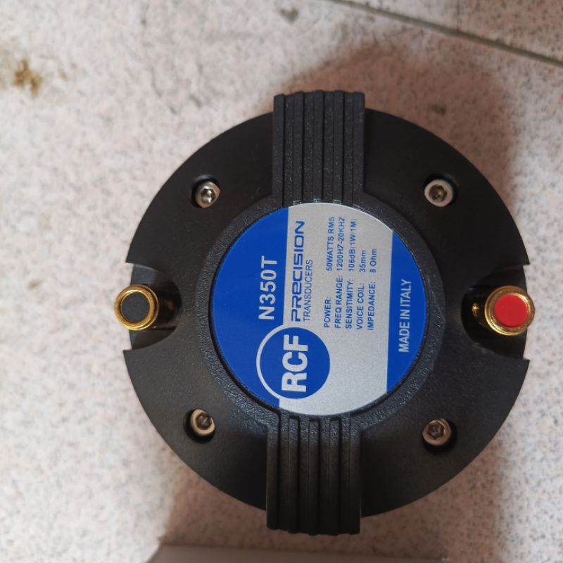 Jual Tweeter RCF N350 T / N 350 T DRAT DRIVER TWEETER RCF GRADE A ...