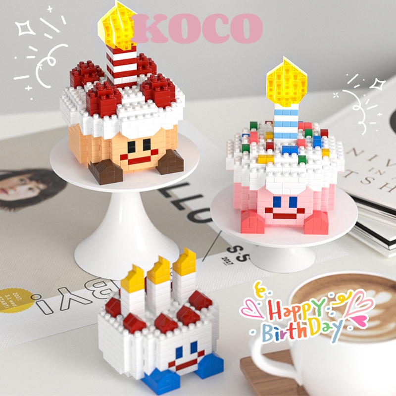 Jual KOCO Mainan Kue Ulang Tahun Blok Bangunan Mainan Kue DIY Blok ...