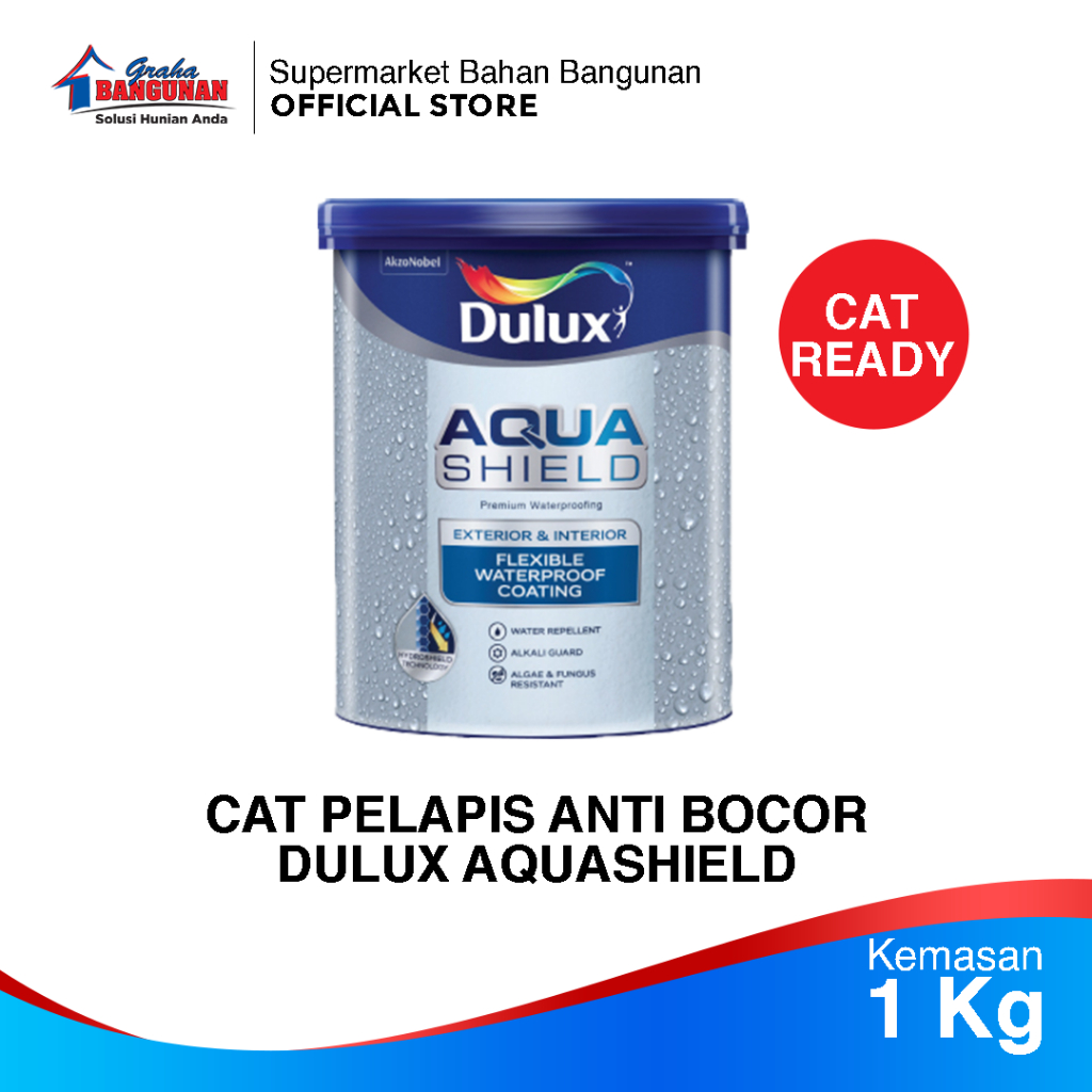 Jual Dulux AquaShield Cat Pelapis Anti Bocor 1Kg | Shopee Indonesia