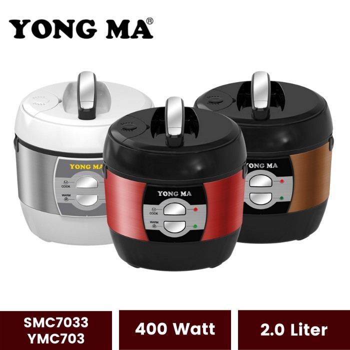 Jual YONGMA SMC 7033 Rice Cooker/Magic Com 3in1 2 Liter | Shopee Indonesia