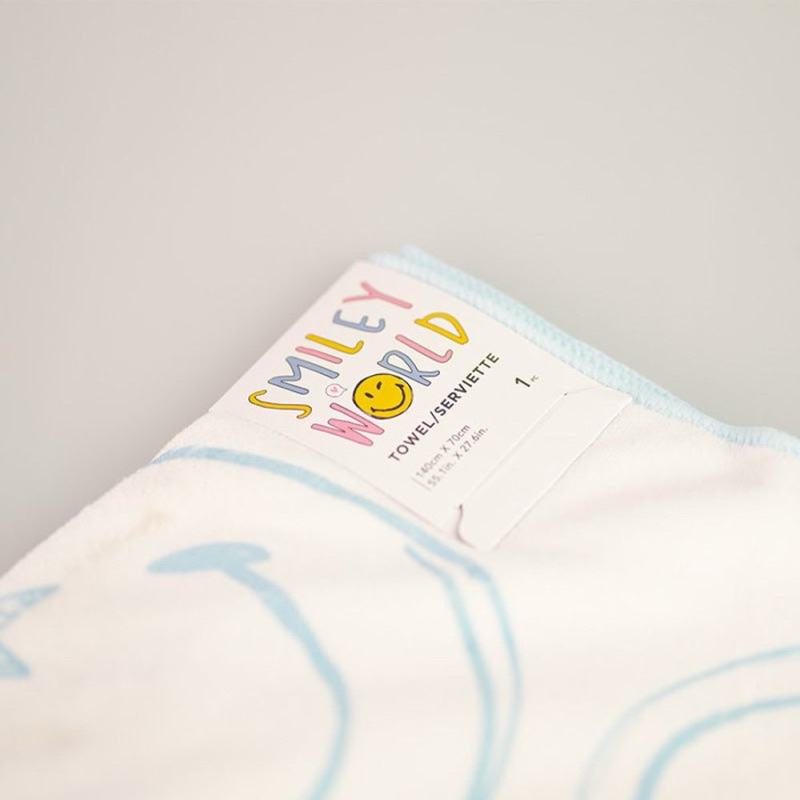 Jual Miniso Smiley World Towel / Miniso Handuk Mandi | Shopee Indonesia