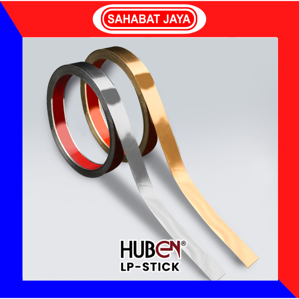 Jual HUBEN List Plat STICKER Stainless Steel STIKER Ukuran 10 15 20 25 ...