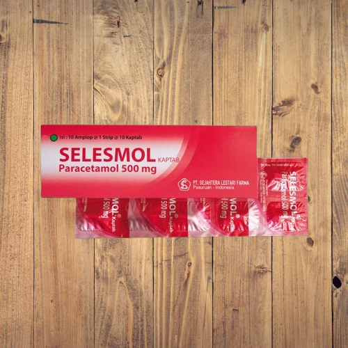 Jual SELESMOL 500 MG STRIP 10 KAPLET (SLED) | Shopee Indonesia