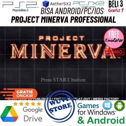 Jual PS 2 Project Minerva Professional | Bisa di PC / Android / IOS Plus Emulator | Beli 3 ...