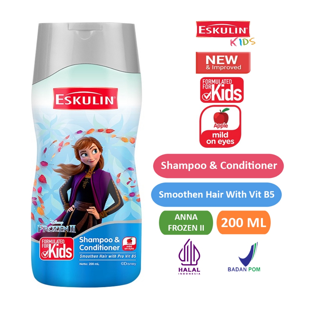 Jual ESKULIN Kids Shampoo & Conditioner Anna Frozen 200 ml | Shampo ...
