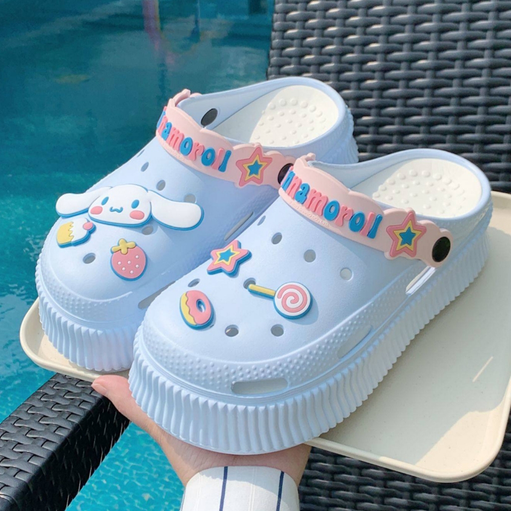 Jual Sandal Baim Wanita Jelly Sandal Wanita Kekinian Sandal Slop Wanita ...