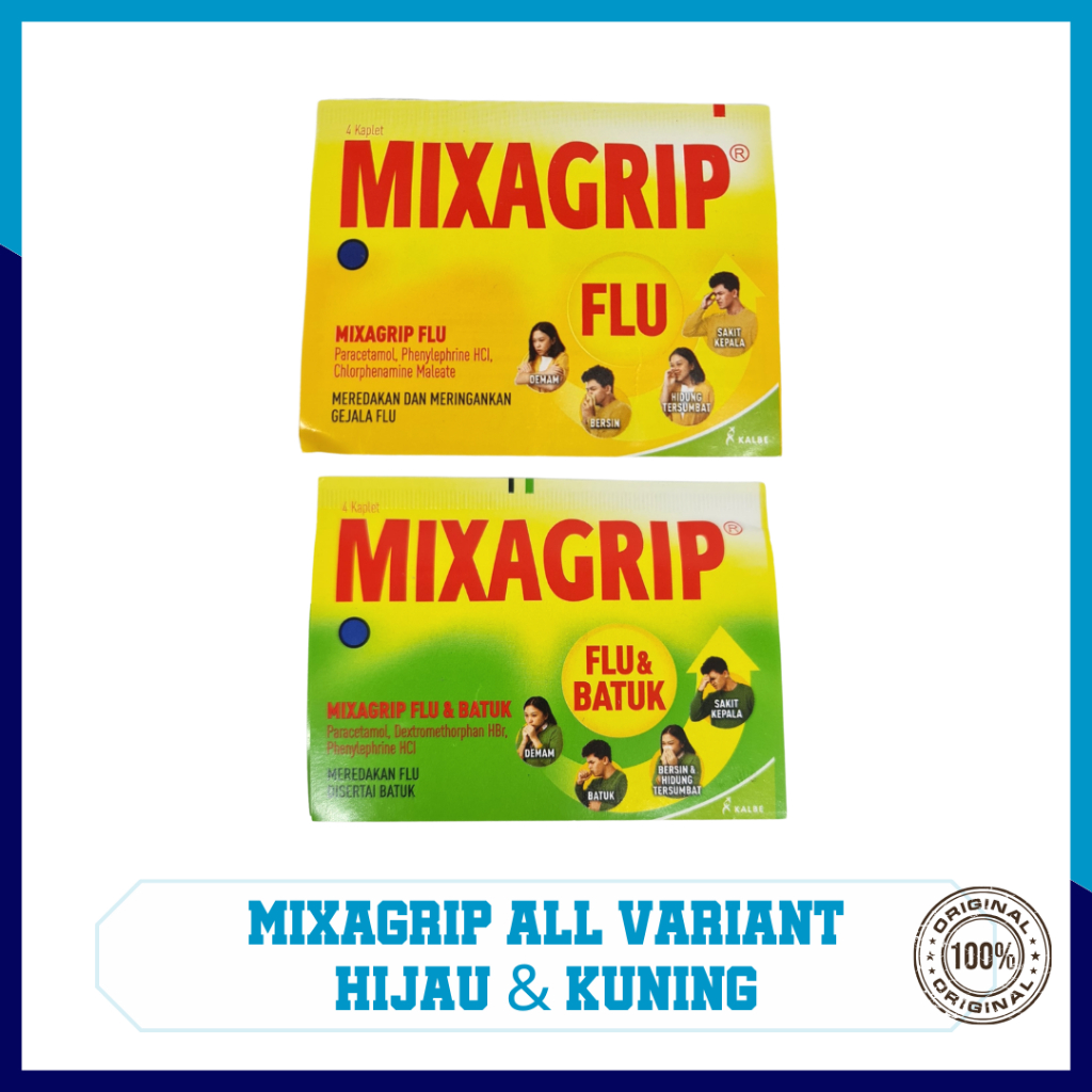 Jual Mixagrip ALL VARIAN | HIJAU | KUNING | Shopee Indonesia