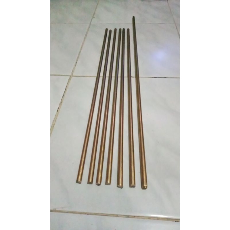 Jual As Kuningan Asli Diameter 6mm x 500mm | Shopee Indonesia