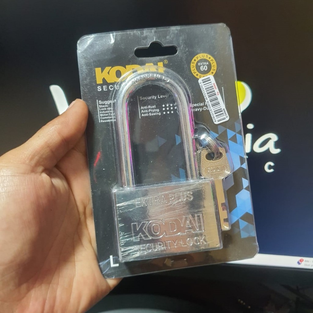 Jual Gembok Panjang Extra Plus Kodai Security Lock | Shopee Indonesia