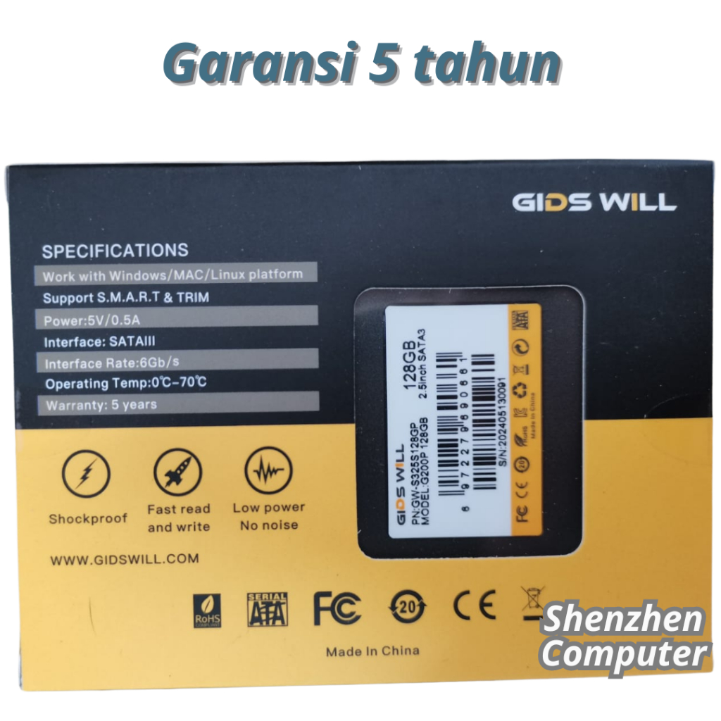 Jual Memory SSD 128GB 256GB 512GB 1TB internal Laptop new original bergaransi resmi | Shopee ...