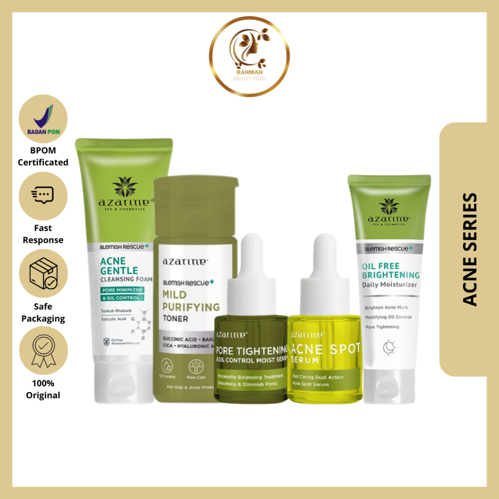 Jual Azarine Anti Acne Series | Acne Gentle Cleansing Foam | Mild ...