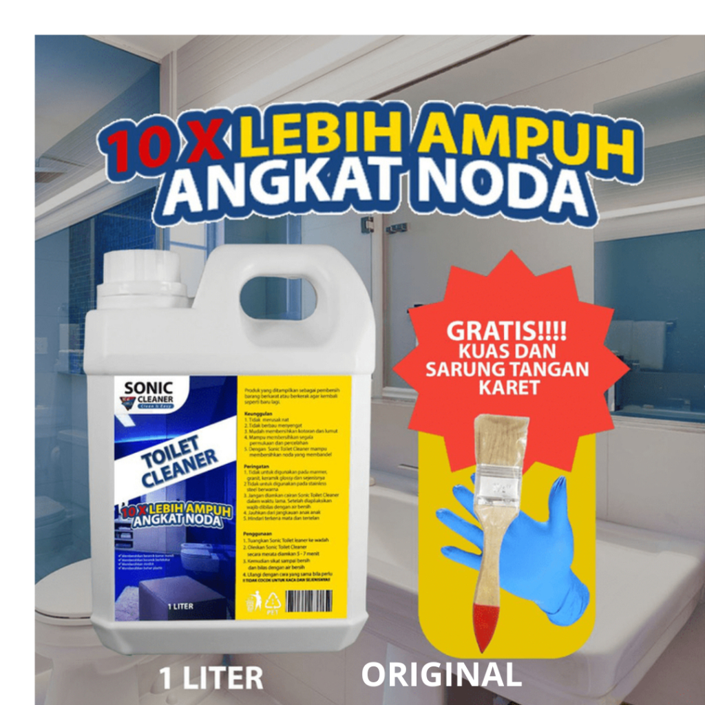 Jual Toilet Cleaner Pembersih Kerak Kamar Mandi Noda Kloset Wastafel ...