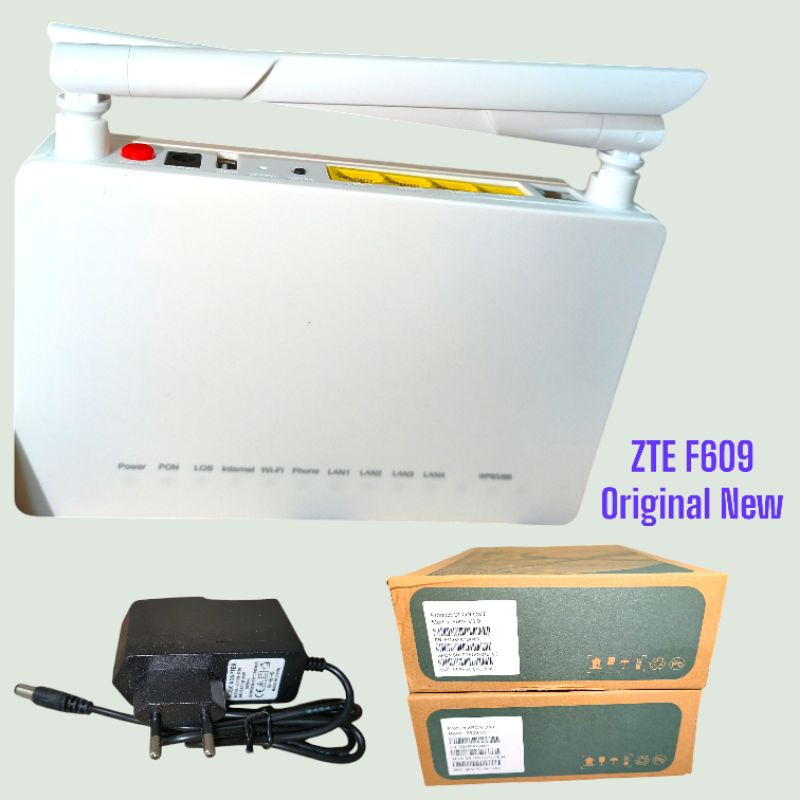 Jual modem ont zte f609 xpon new original support omci vlan bridge ...