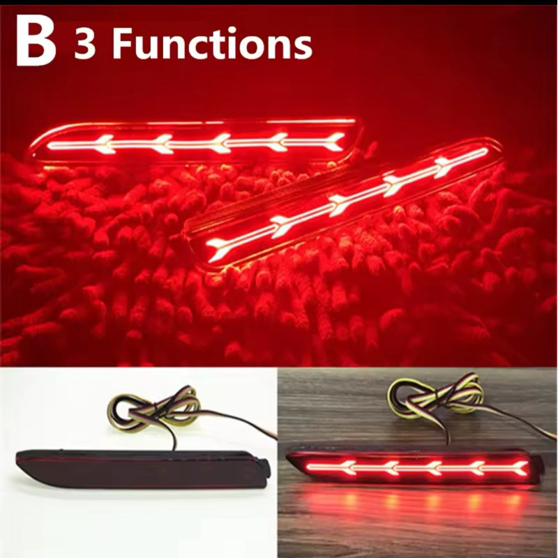 Jual INNOVA 2008 2012 2014 LAMPU BUMPER BELAKANG REFLEKTOR MATA KUCING ...