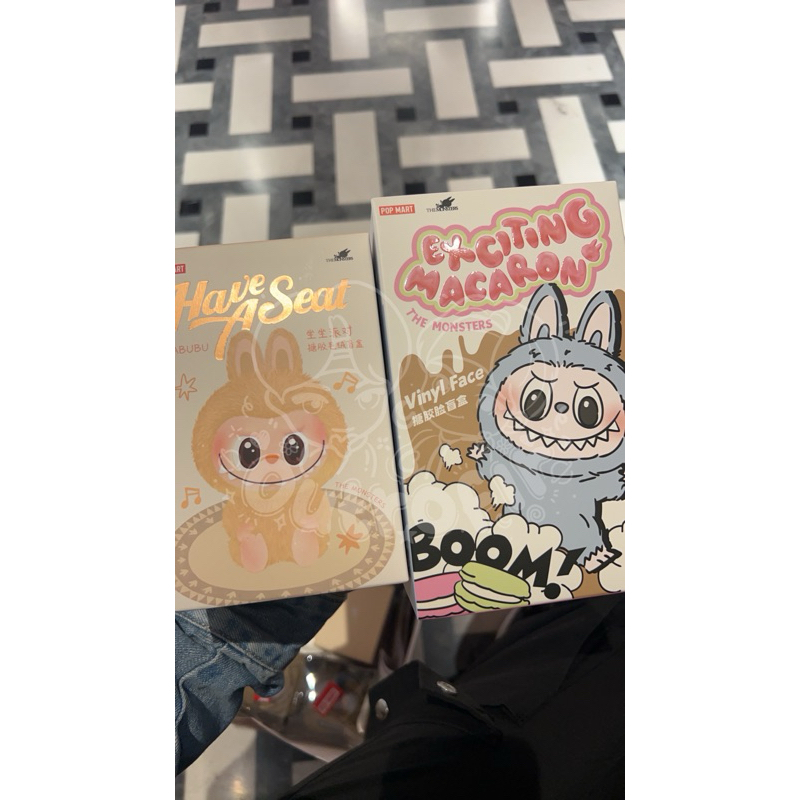 Jual [READY STOCK] LABUBU HAVE A SEAT / MACARON ORIGINAL POPMART KOREA ...