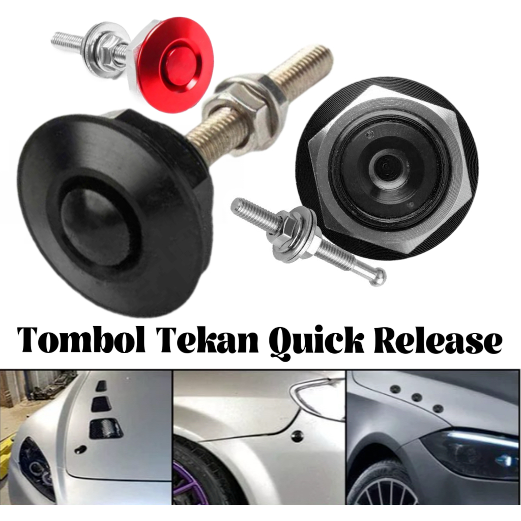 Jual 30mm Bumper Clip Mobil Hood Lock Clip Car Tombol Tekan Quick ...