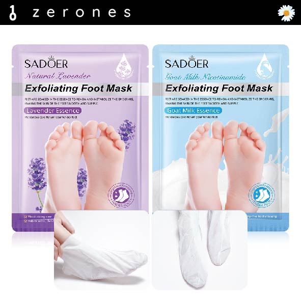 Jual SADOER Foot Mask Masker Kaki Lavender Goat Milk SR009 - ZO ...
