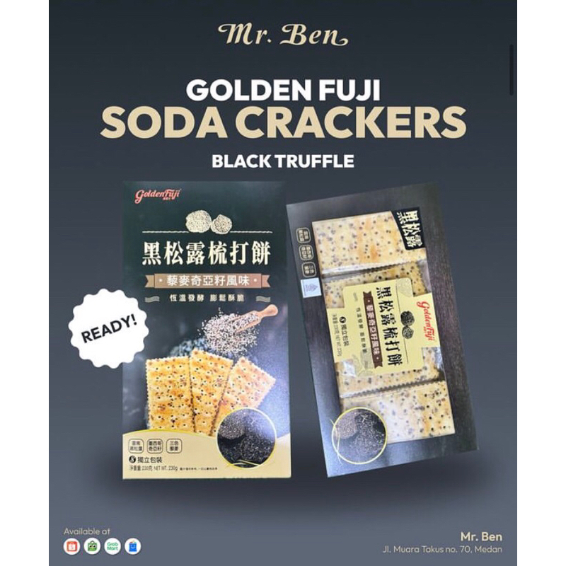 Jual Golden Fuji Soda Crackers Krekers Soda 8 Pack Impor China HALAL ...
