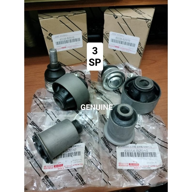 Jual BUSHING ARM DEPAN BESAR 2 PCS KECIL 2 PCS BALL JOINT 2 PCS TOYOTA ...