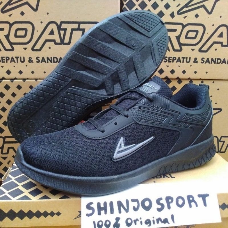 Jual SEPATU KETS HITAM PRIA WANITA SEKOLAH SMA PRO ATT ORIGINAL SNEAKERS SMP KULIAH PRAMUKA LARI ...