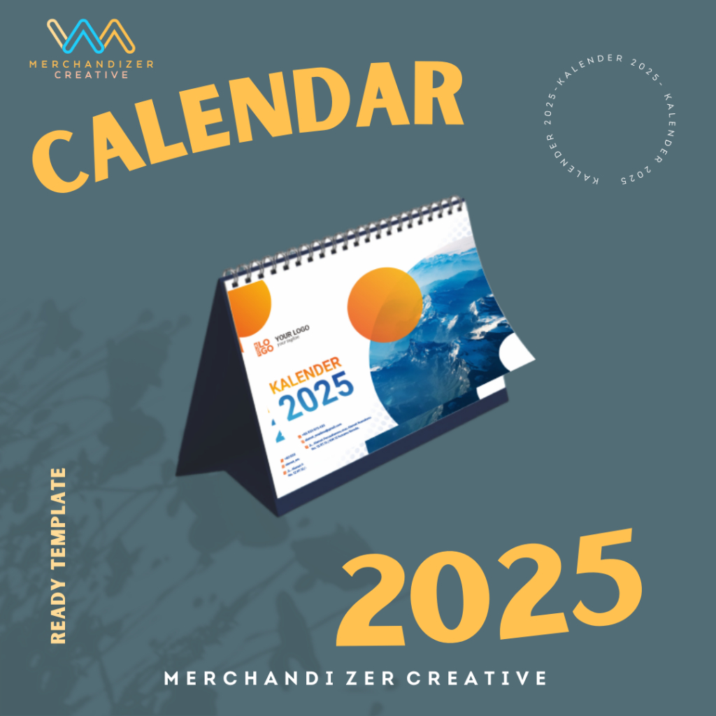 Jual Kalender Meja 2025 - 28 lembar 2 sisi Bahan AC 230 - Tatakan LINEN ...