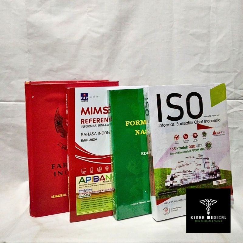 Jual PAKET 4 BUKU FARMASI ISO OBAT, FORNAS, MIMS REFRENSI 2024, FI 3 TERMURAH. | Shopee Indonesia